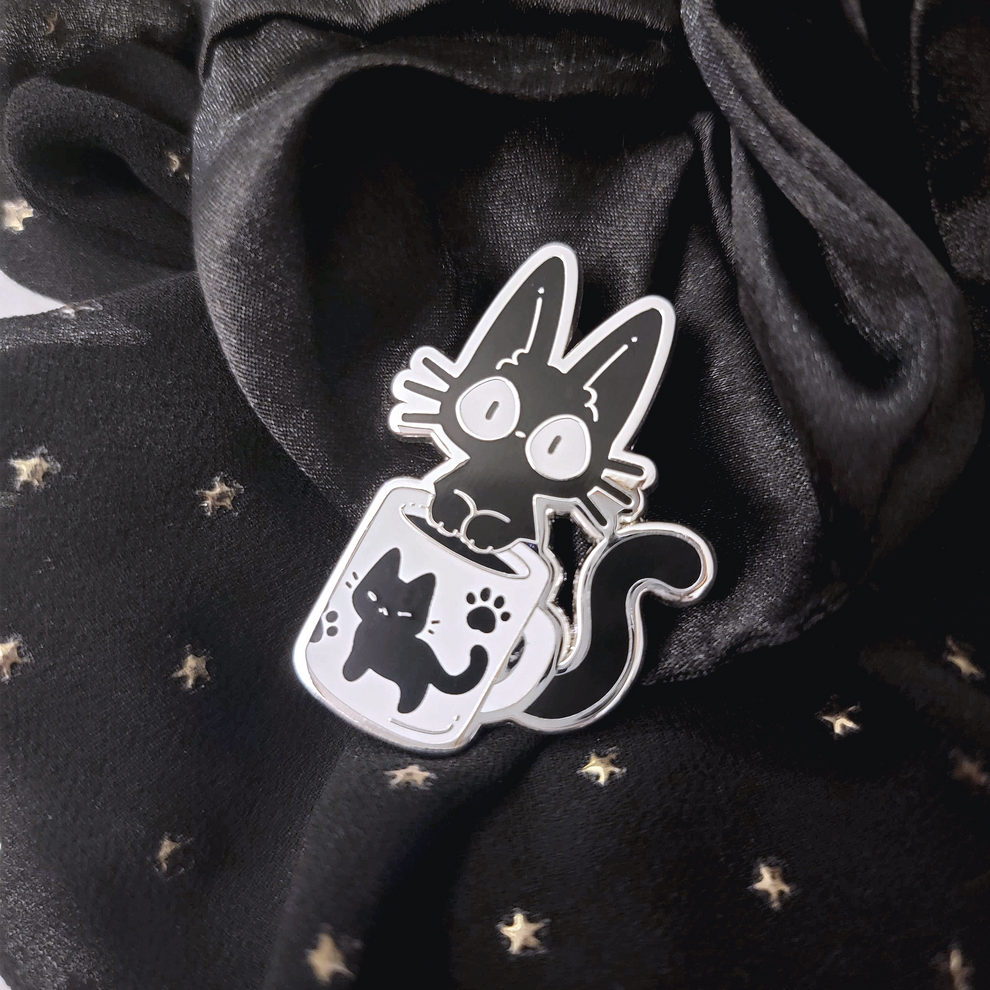 Coffee Cup Jiji Pin – Xhilyn