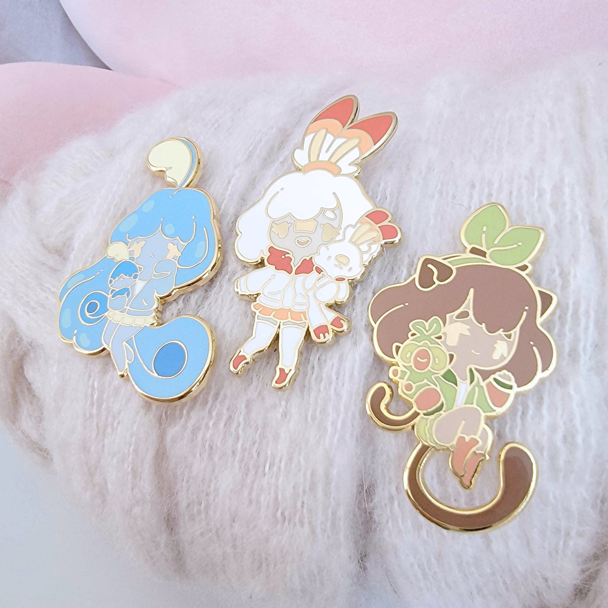 Gen 8 Starters - Sobble, Scorbunny, & Grookey– Xhilyn